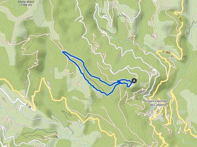 Roc de Galta – trail loop starting from Serre de la Can – Cévennes ...